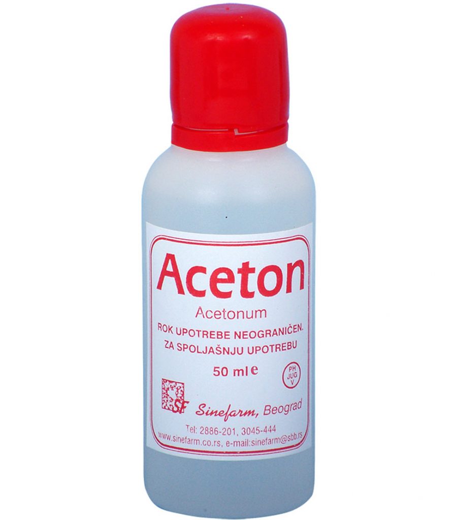Acetone-50 ml-e - Sinefarm